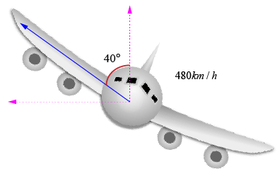An-airplane-is-flying-in-a-horizontal-circle-at-a-speed-of-4-c59d7630